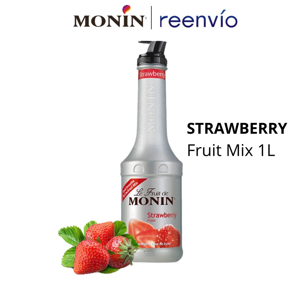 Monin Strawberry Fruit Mix 1L | Shopee Philippines