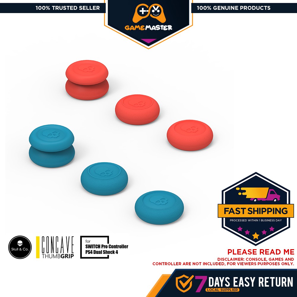 Skull and Co. Original Thumb Grip Stick Joystick Analog Cap for Switch ...