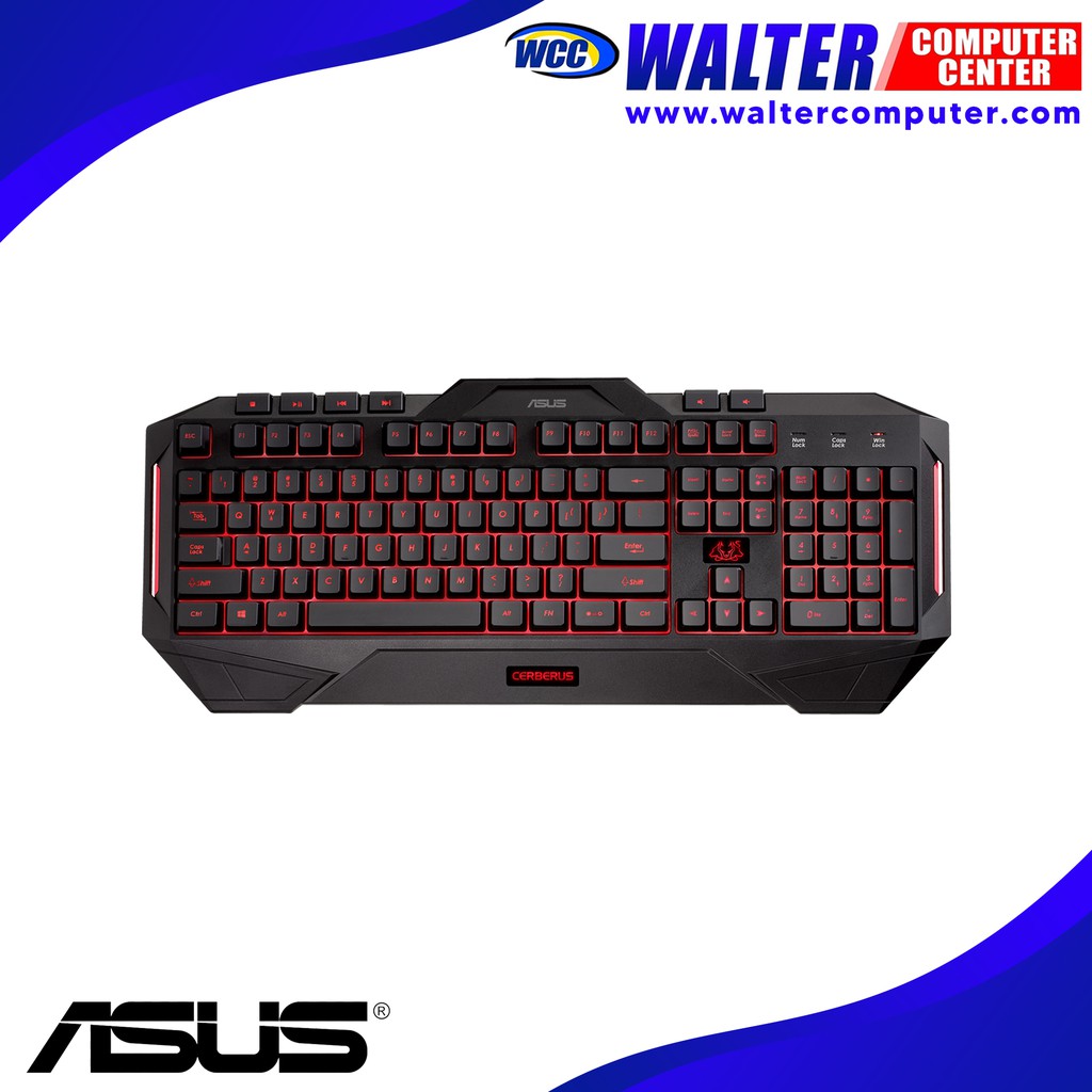 Asus LED Backlit USB Gaming Keyboard | Shopee Philippines