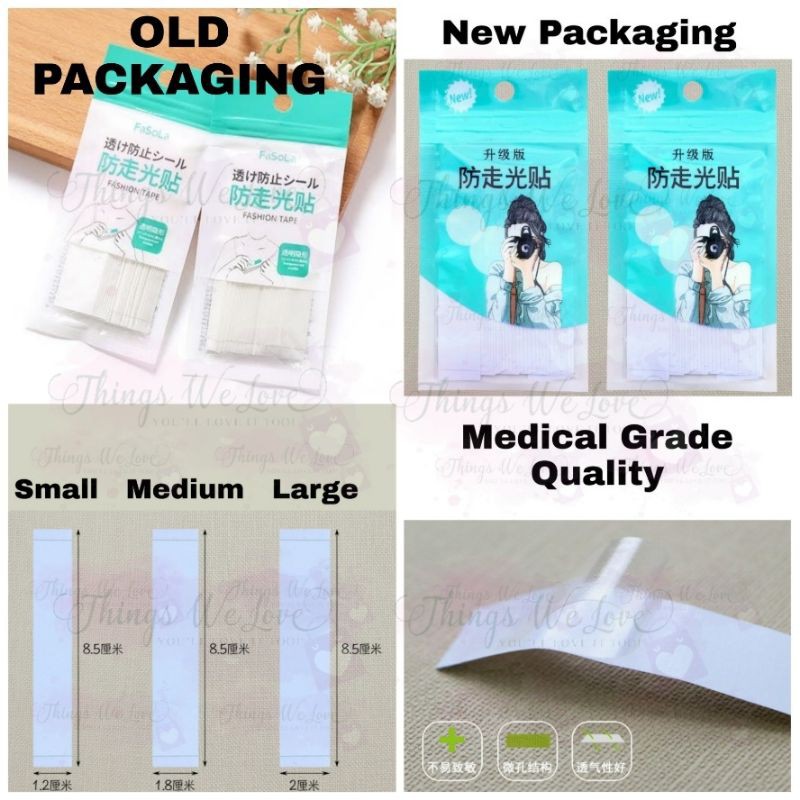 [SG-FREE ] 36 Pcs Hollywood Fashion Tapes Anti Exposure Dress Clothes ...