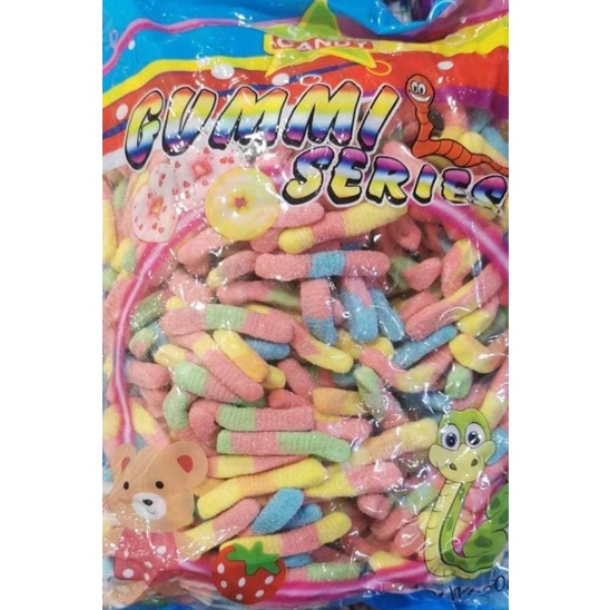 YMS Gummy Worm Candy Worm Gummy Shaped 2.5kg | Shopee Philippines