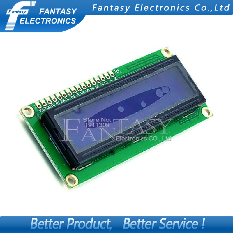 1pcs 5V lcd 1602 blue screen Character LCD Display Module Blue Blacklight New and white code new ...