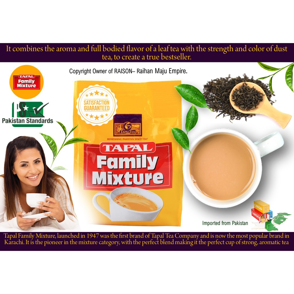 Tapal Family Mixture Tea 475gm- It is the pioneer in the mixture ...