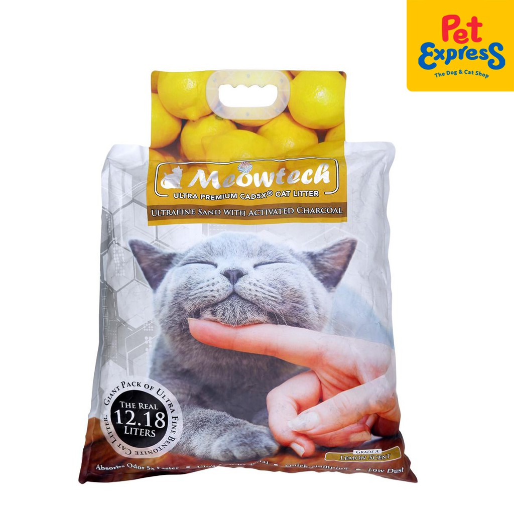 Meowtech Lemon Cat Litter 12.18L | Shopee Philippines