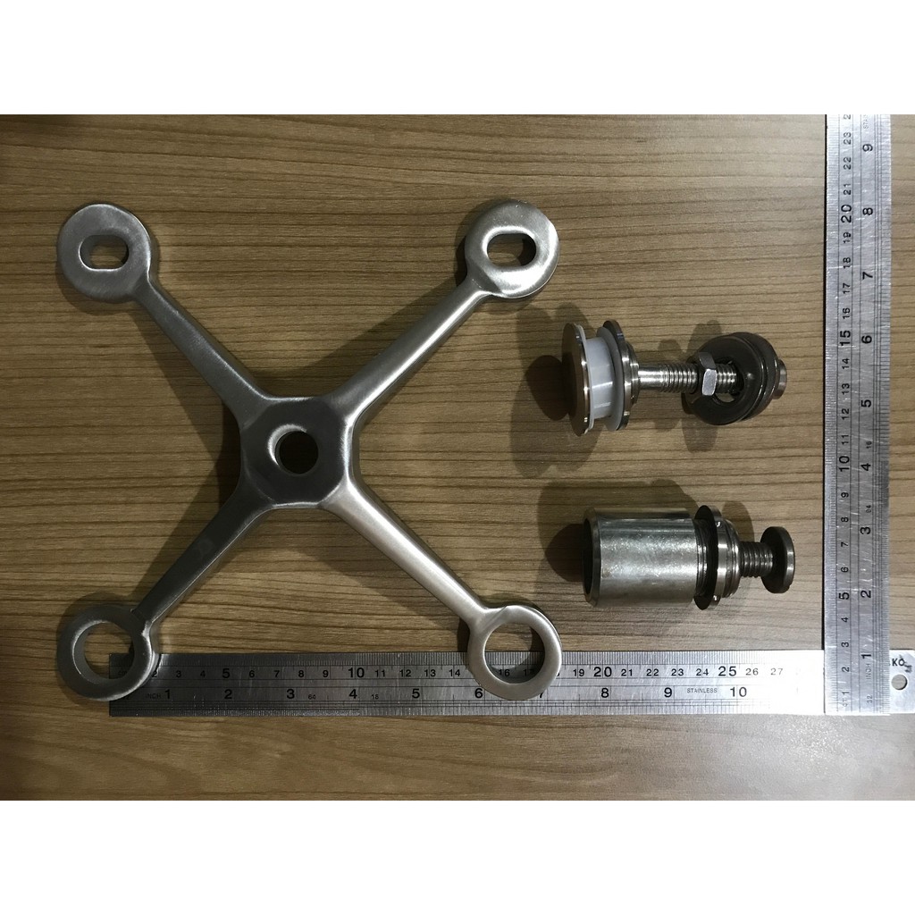 Spider Fitting 160 Mm 4 Feet Spider Fitting Glass Clamp 4 Feet Glass ...