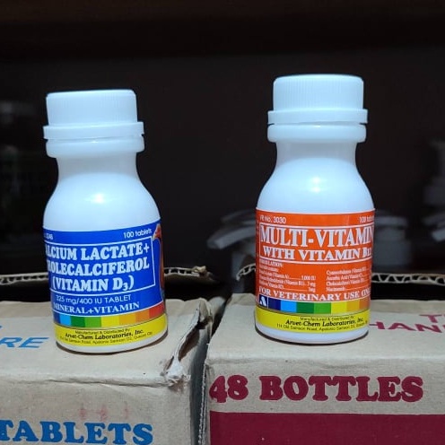 Arvet Multiviamins and Calcium Lactate for Dog, Chicken, Cat and Pigeon ...