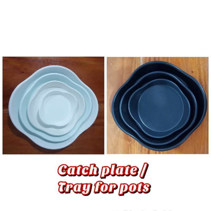 Yayamanin Pearl Wave Plate For Pots / Water Catcher / Tray For Pots ...