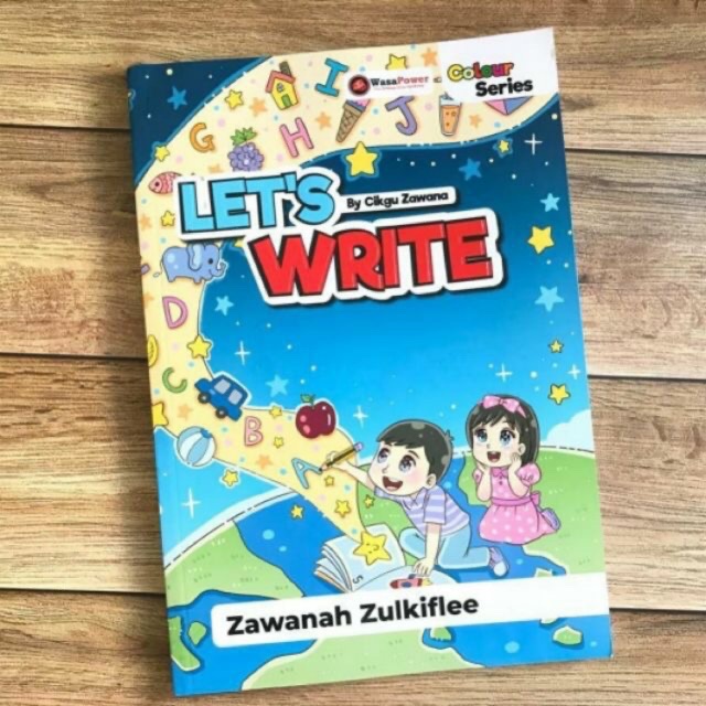 READYSTOK Buku Latihan LET'S WRITE ( English book for Children ...