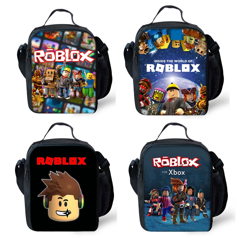 Roblox Minecrafted Unicorn Game Lunch Box Bag Adults Children ...