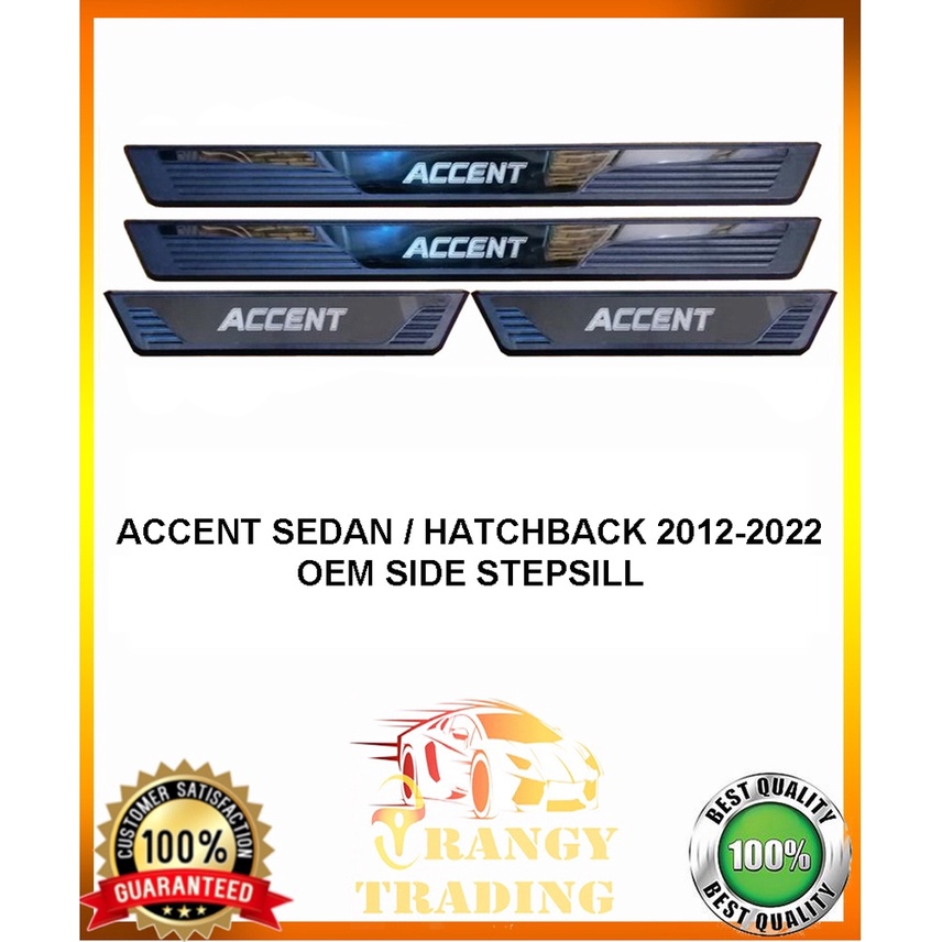 Accent Sedan / Hatchback 2012 to 2022 OEM Side Stepsill / Step sill ...