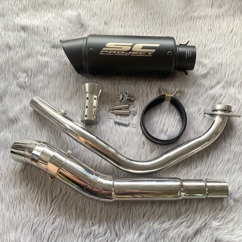 Sc Project Full System Exhaust for Yamaha Sniper 155 | Shopee Philippines