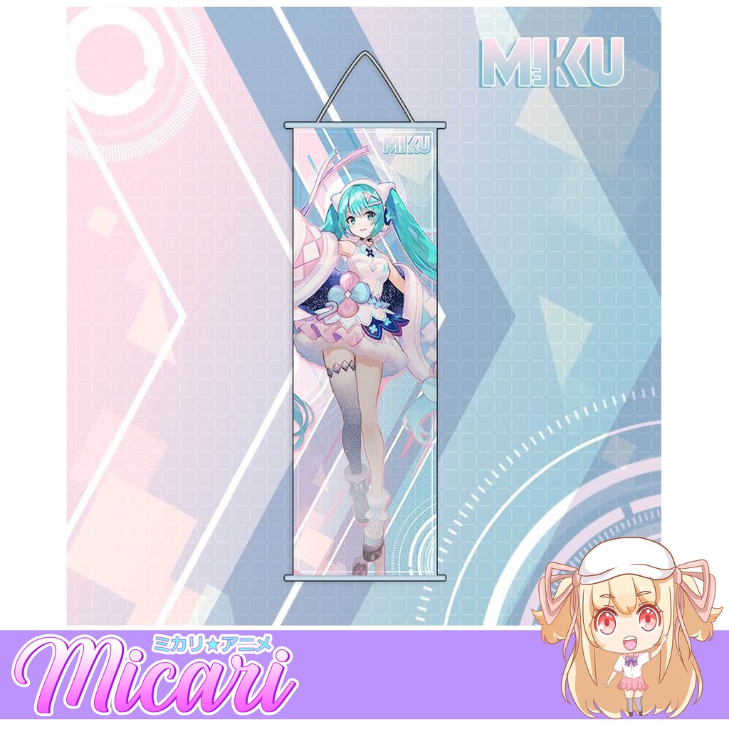 Micari Anime Wall Scroll 70 x 25 cm Vocaloid Hatsune Miku | Shopee ...