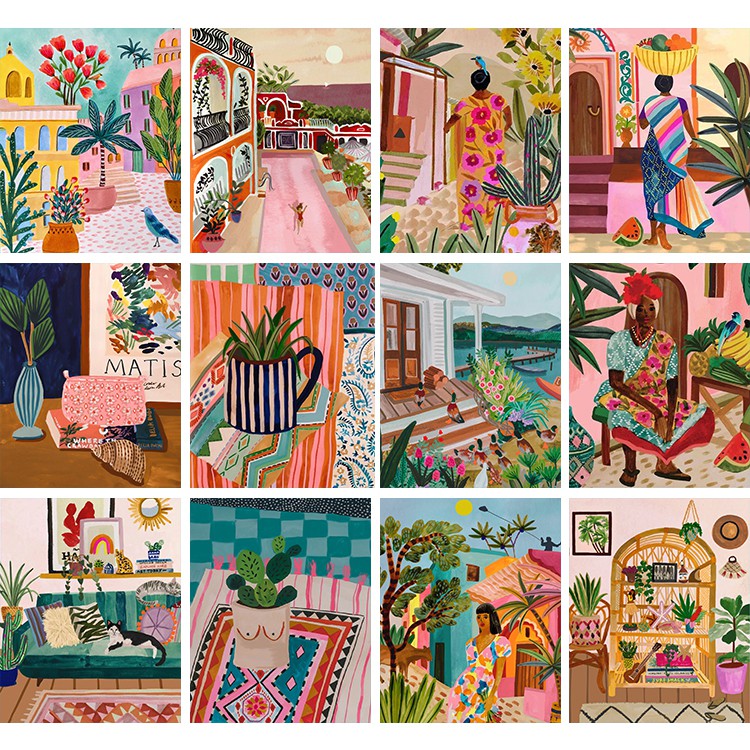 DROFE 40x50cm Rhi James National Style Illustration Comes From ...