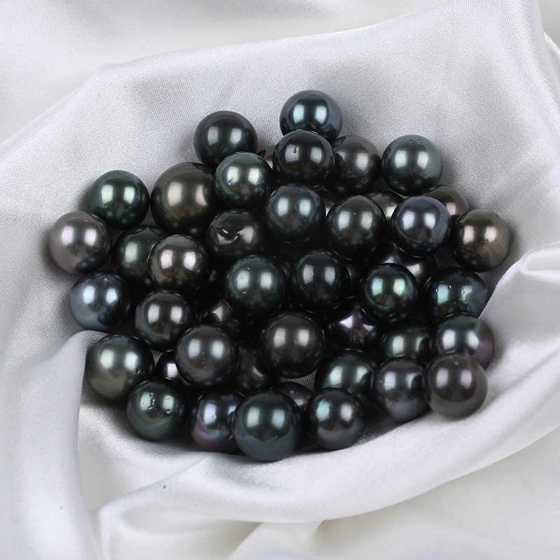1pc 11-15mm Big Size Round Nice Pearls, Real Natural Tahitian Tahiti ...