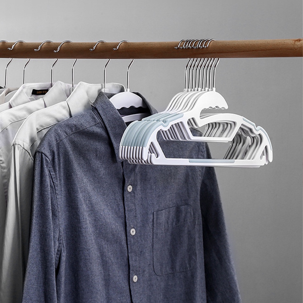 LOCAUPIN Non Slip Drying Laundry Clothes Hanger Heavy Duty Coat Jacket ...
