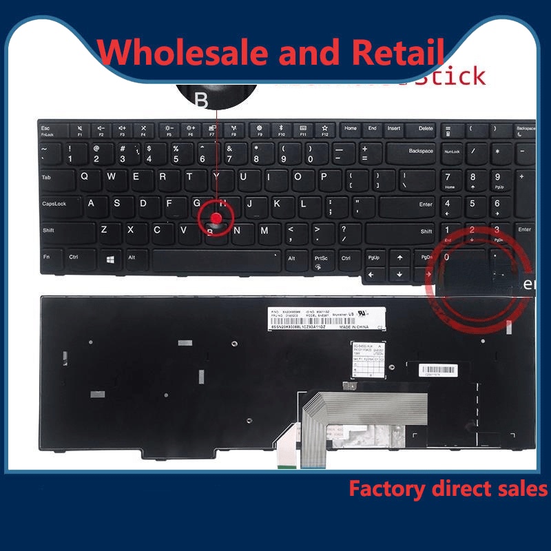 Lenovo Thinkpad E570 e570c e575 US layout Laptop keyboard | Shopee ...