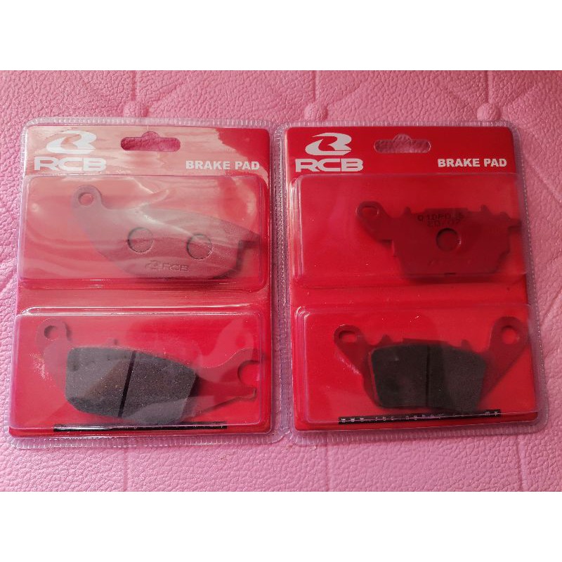 RCB Break Pads Front&Rear Set For Sniper150/155Std&155R 2pots Front ...