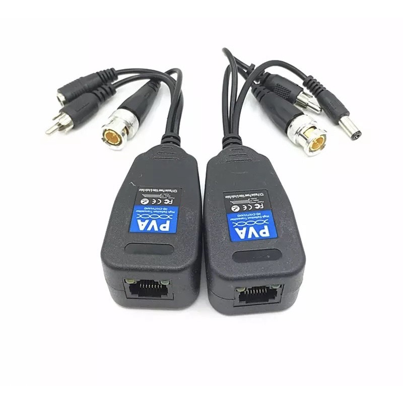 8MP HD BNC Balun Audio Rj45 Connector HD-CVI/TVI/AHD Transceiver For ...