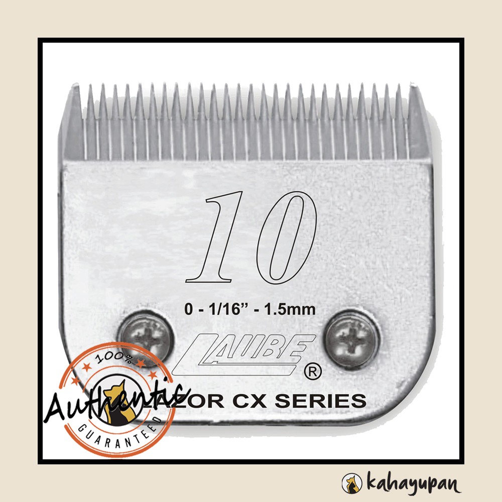 Laube Number 10 Lazor CX Series Detachable Clipper Blade | Shopee ...