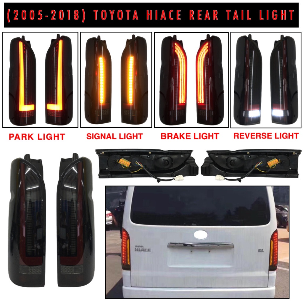 OAPC TOYOTA HIACE 2005+ Tail Light ABS Rear Brake Turn Signal Light 1 ...
