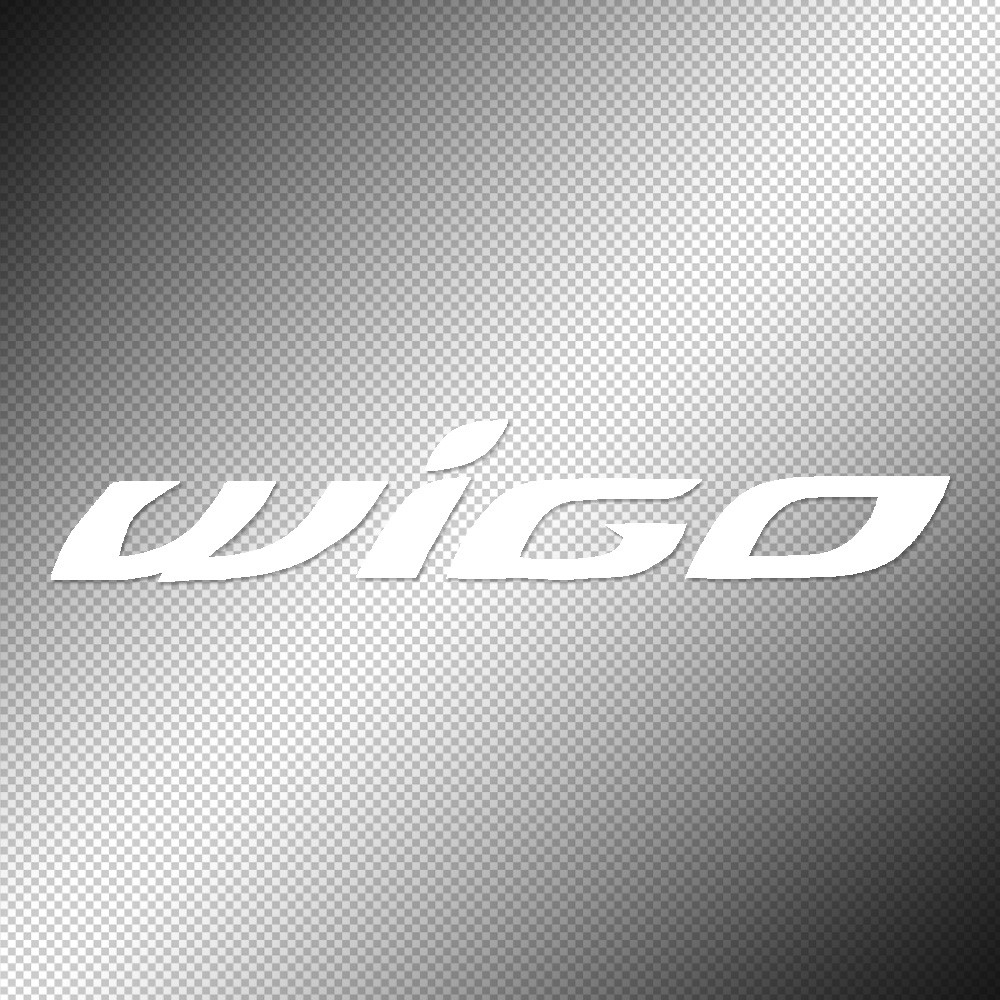 Sticker | 1X Toyota Wigo | die-cut all weather decal | 6 inches ...