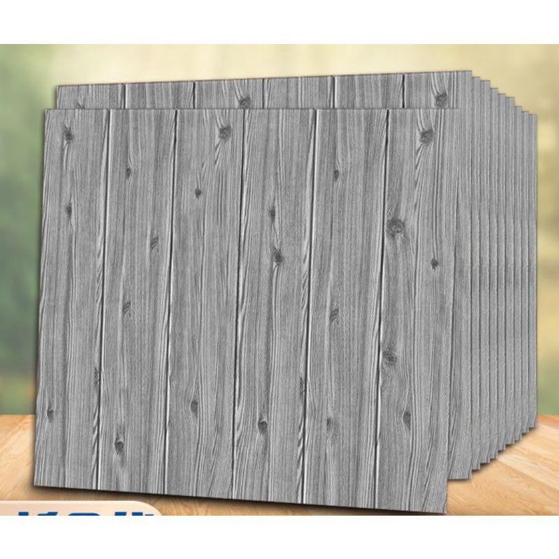 Ace King Wallpaper Diy 3D PE Foam Wood MC07 70cmx70cm 6mm thickness ...