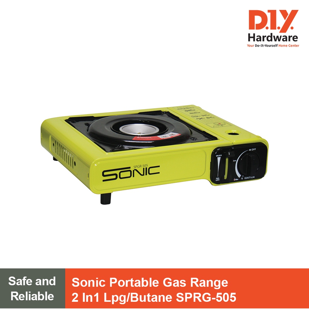Sonic Sprg505 Portable Gas Range 2 In1 Lpg/Butane | Shopee Philippines