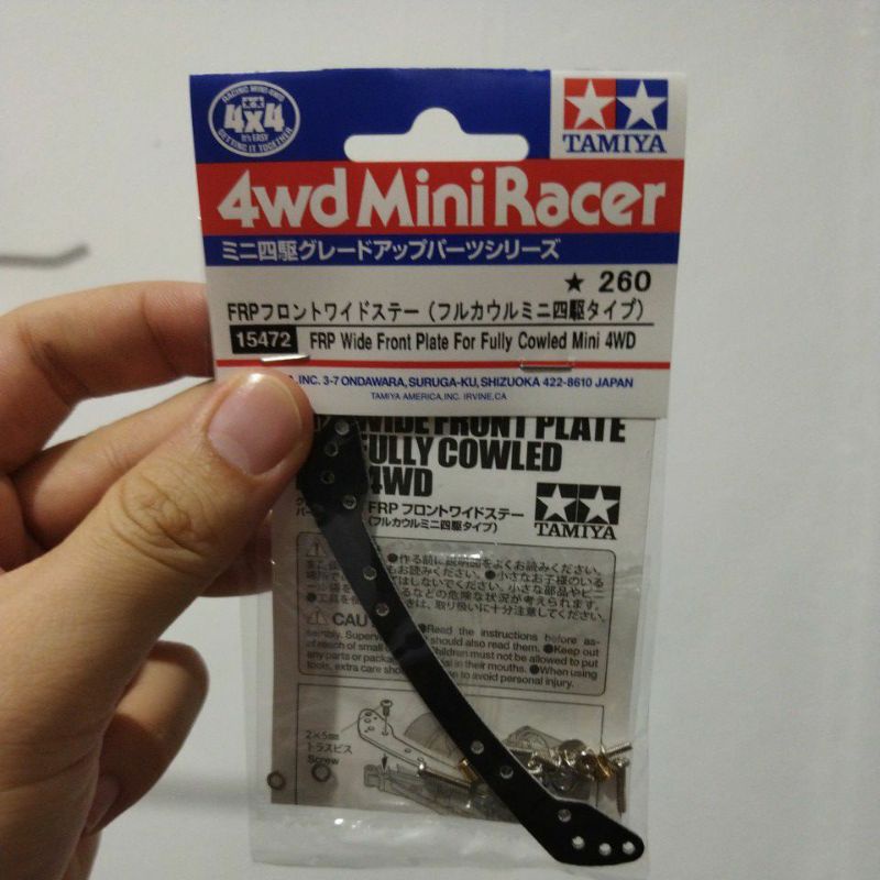 Tamiya 15472 FRP Wide Front Plate for Fully Cowled Mini 4wd | Shopee ...