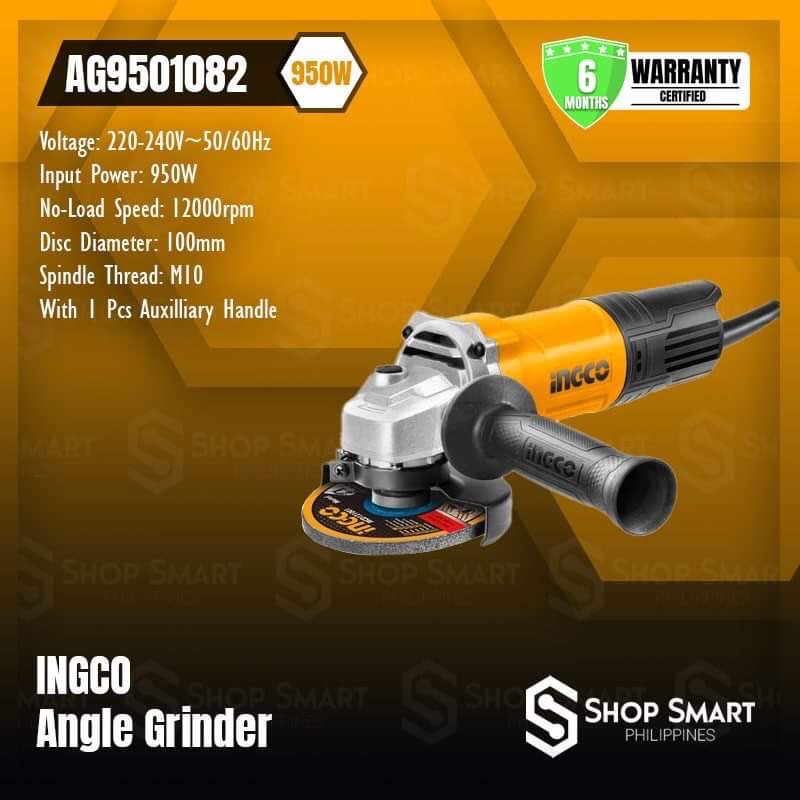 INGCO Angel Grinder 950w | Shopee Philippines