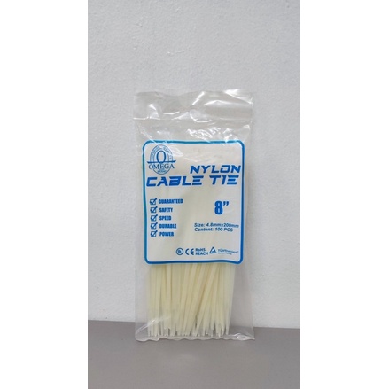 OMEGA Nylon Cable Tie (4”/5”/ 6”/7”/8”) | Shopee Philippines