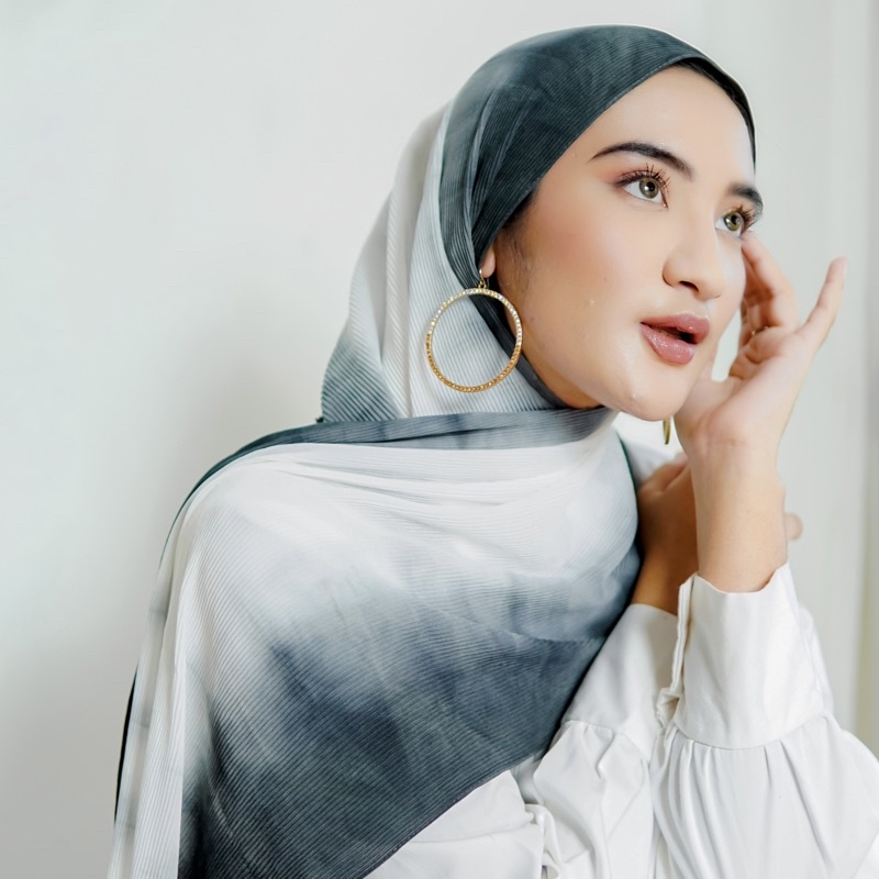 Anna pleats ombre/pashmina gradations | Shopee Philippines