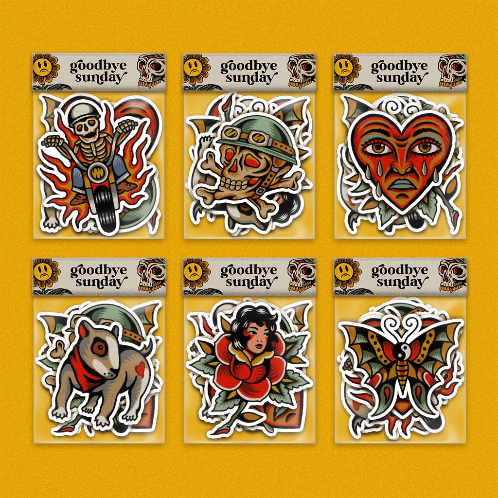 GOODBYE SUNDAY • Sticker Pack | Shopee Philippines