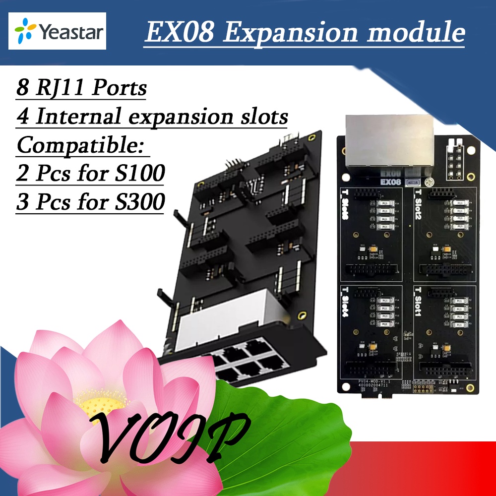 Yeastar EX08 Extends 4 modules (VAT INC PRICE) | Shopee Philippines