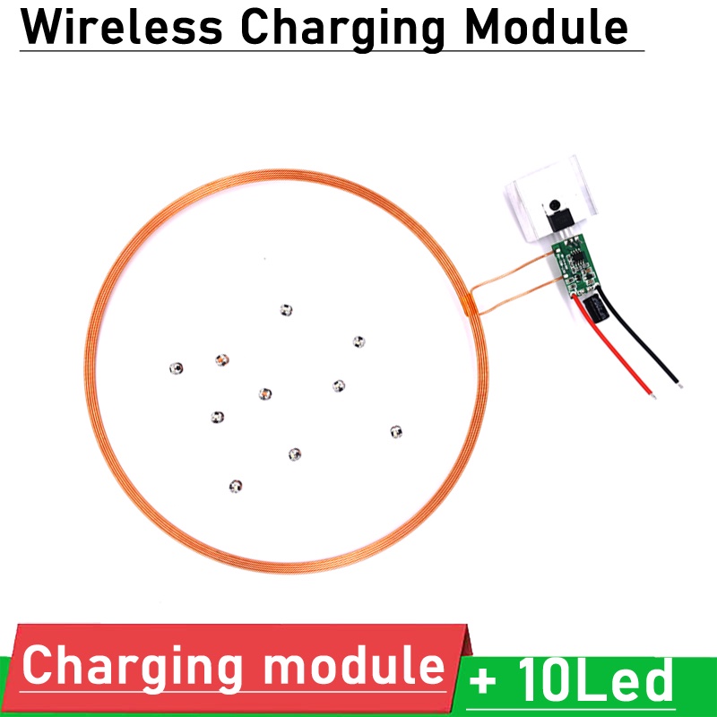 DC 12V 24V 150mm long distance Wireless Power Charging Module Coil ...