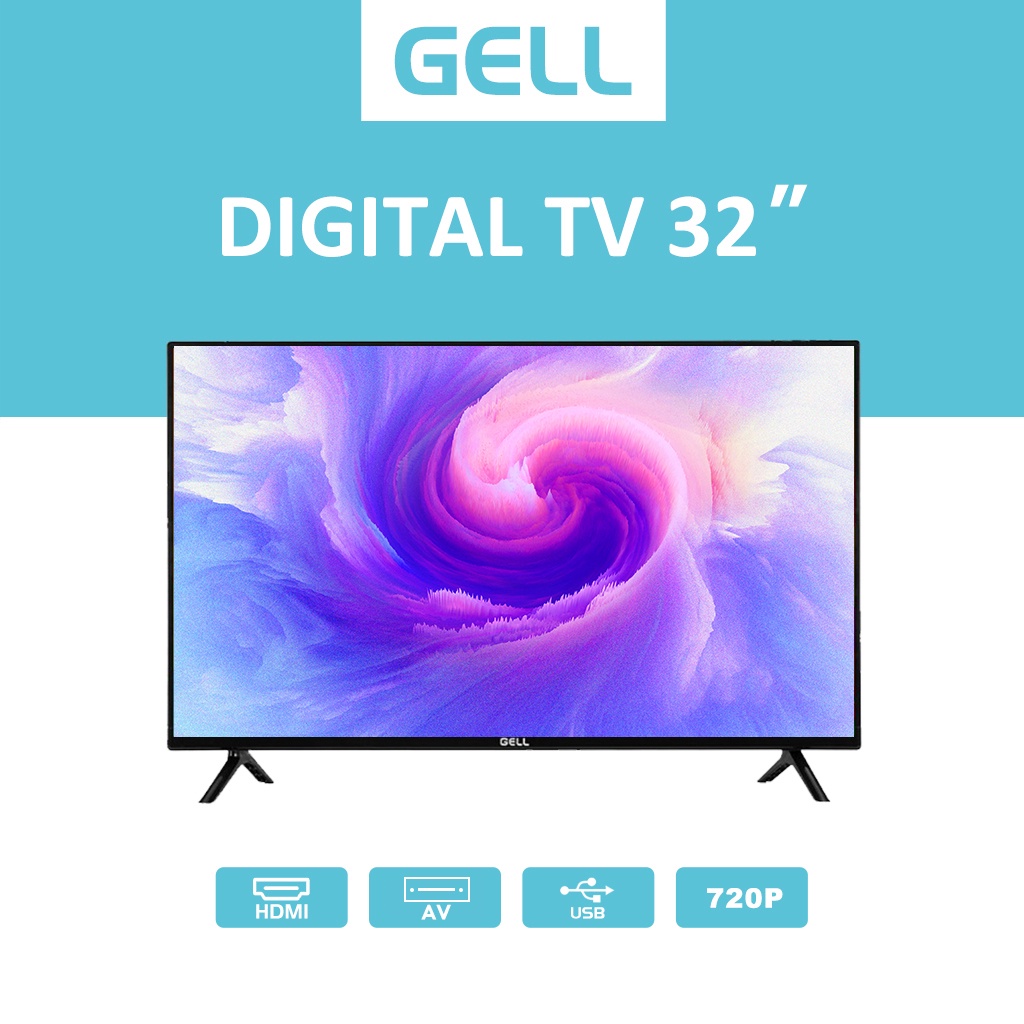 GELL 32 inches led tv flat screen on sale | Shopee Philippines