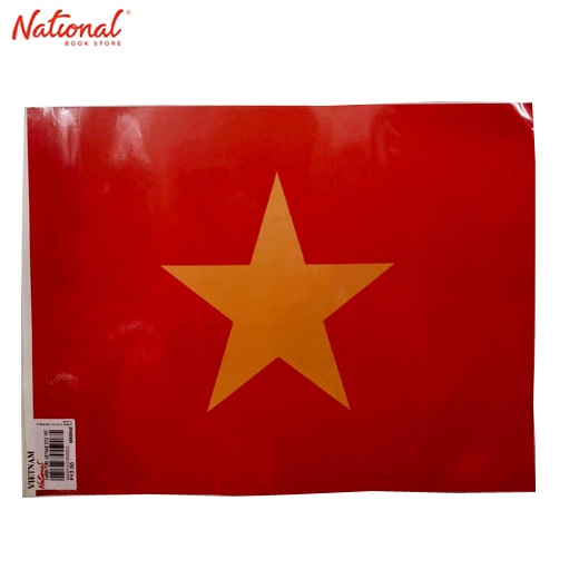 Flag Paper Vietnam 9 Inches X 12 Inches National Book Store | Shopee ...