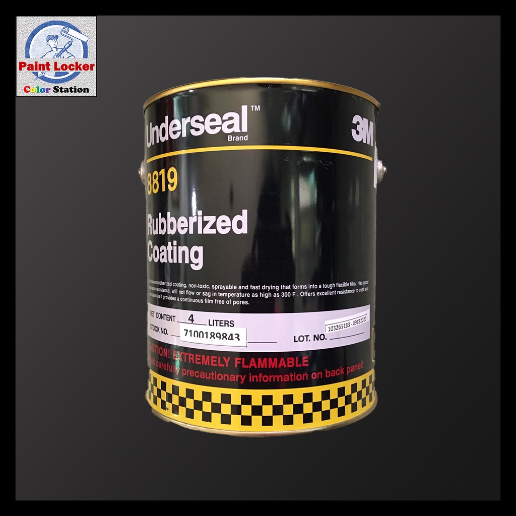 3M Underseal Rubberized Coating 8819 Undercoat- 4 Liters | Shopee ...