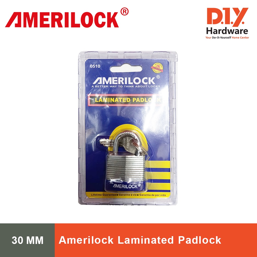 Amerilock Laminated Padlock 30MM | 40MM | 50MM | Shopee Philippines
