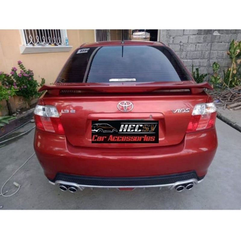 2002 to 2006 Vios Robin Diffuser 2003 2004 2005 Rear Bumper Gen1 ...