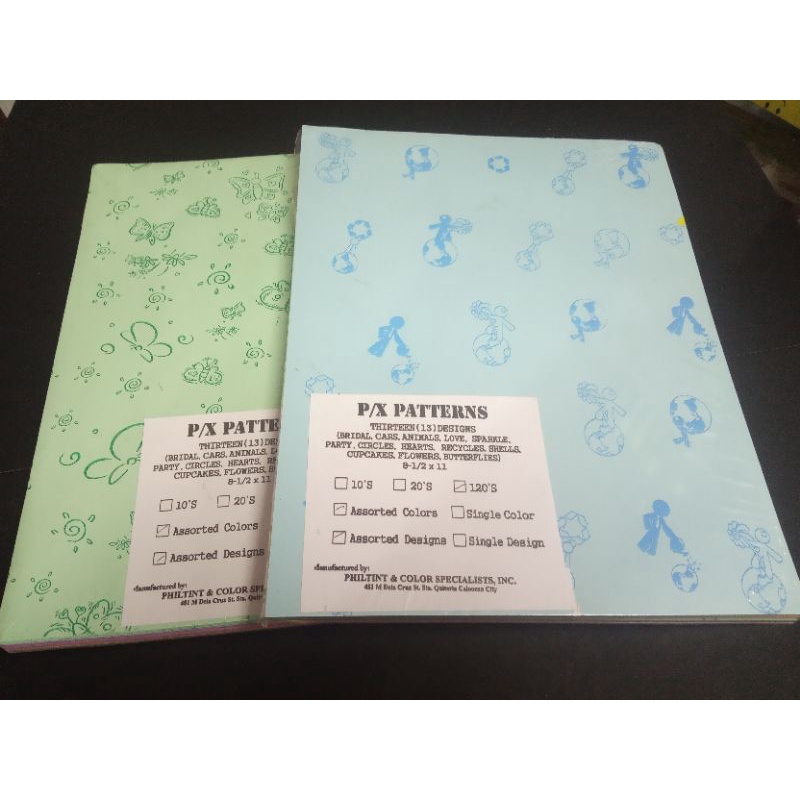 colored paper with design 13 designs in 1 pack | Shopee Philippines