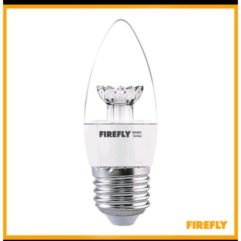FIREFLY LED CANDLE CLEAR 3W, 5W DAYLIGHT / WARM WHITE,E14,E27 ILAW NG PANG CHANDELIER ILAW ...