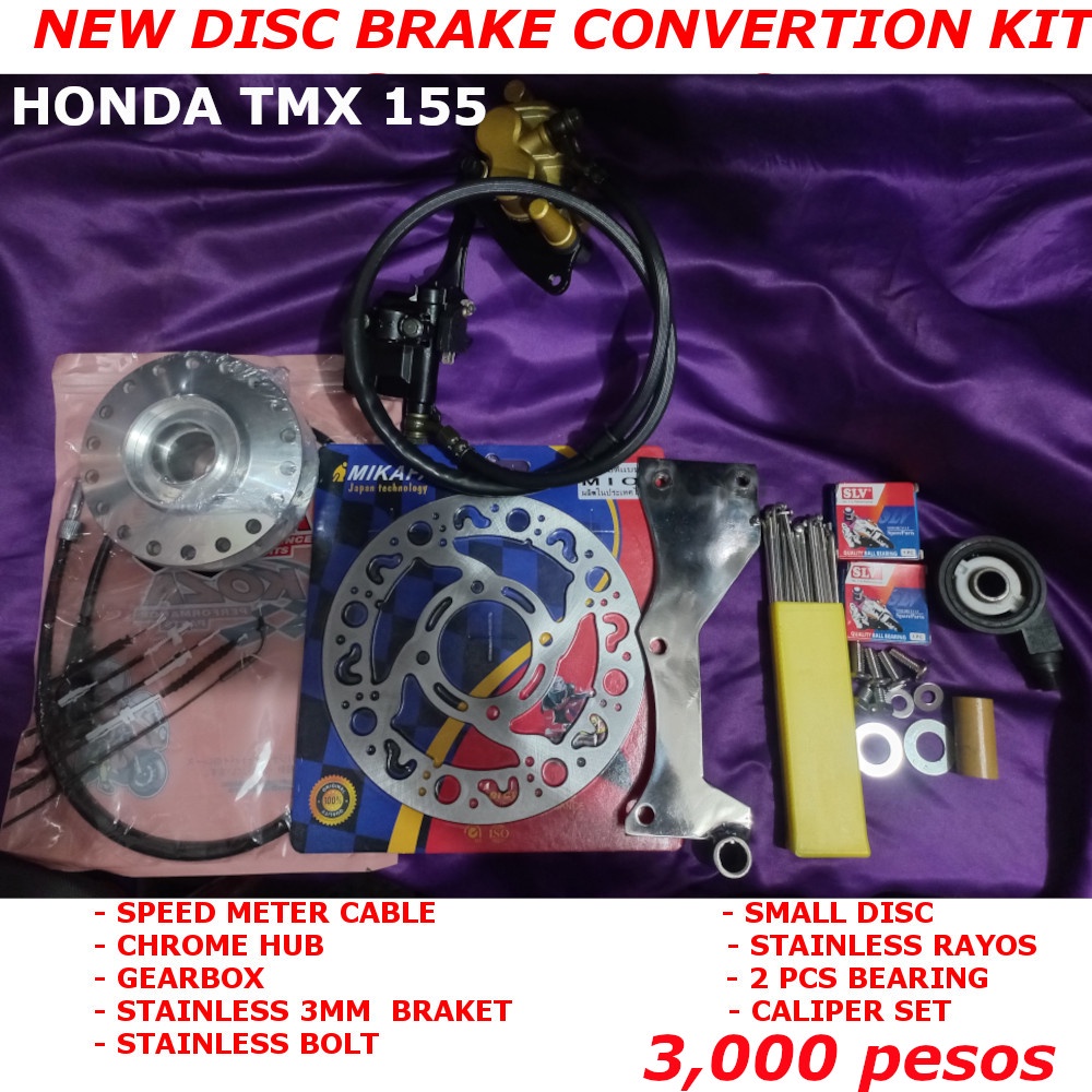 New HONDA TMX 155 "LIGHTEN" DISC BRAKE Conversion Kit 3,000, DISCBRAKE ...