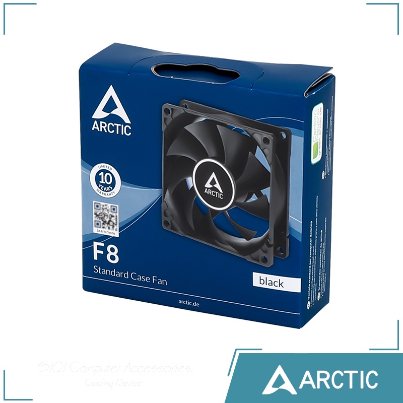 Arctic F8 Computer Case 8cm CPU Fan 3pin 2000RPM 80x80x25mm Fixed Speed ...