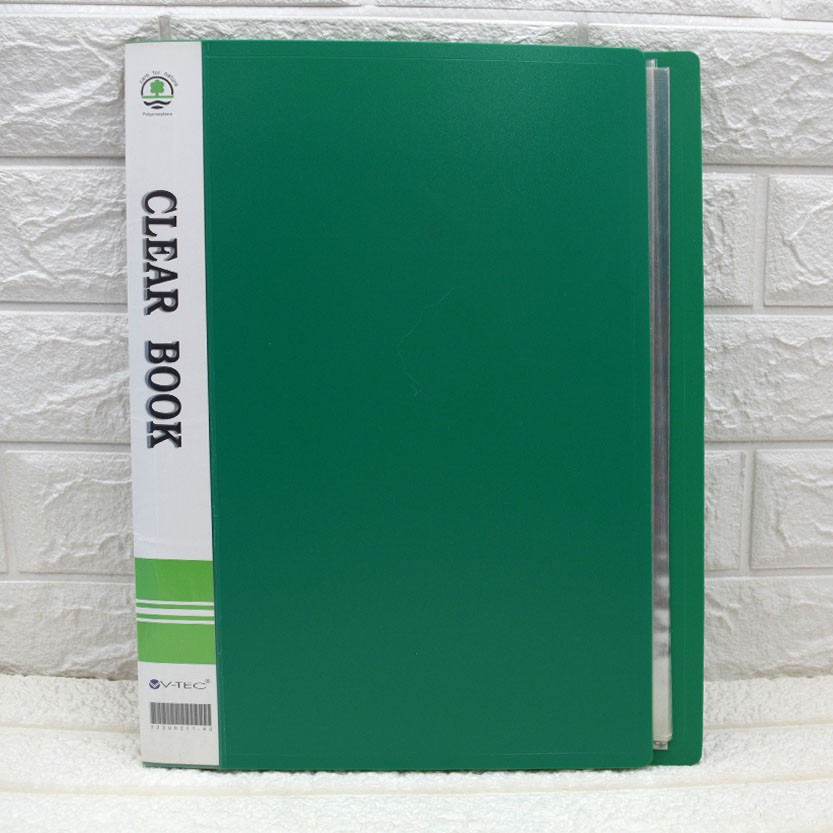 PD FC 40 pockets File & Folder Display Clear Book Long Folder File ...