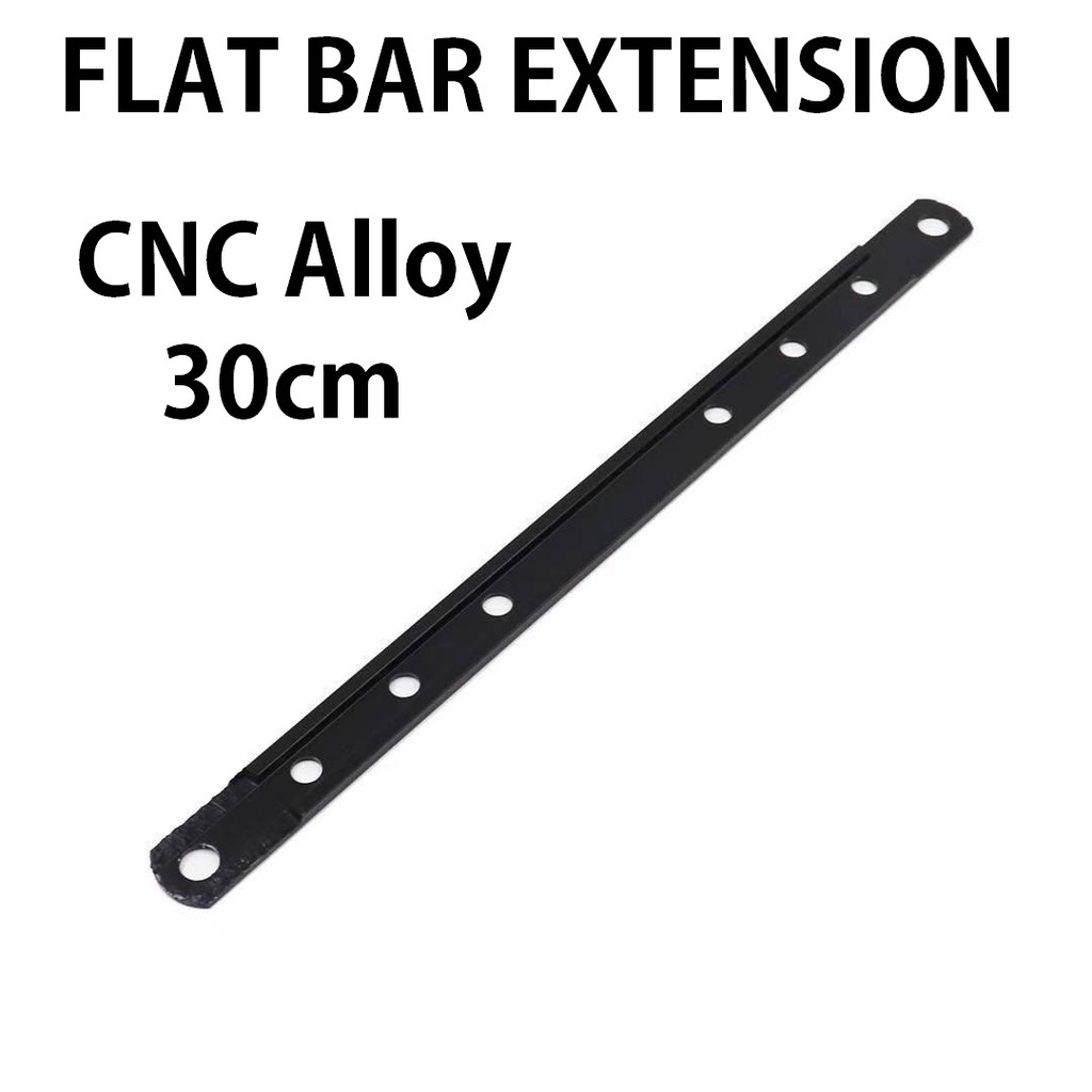 Universal Motorcycle flat bar extention bar Alloy thick Black | Shopee ...