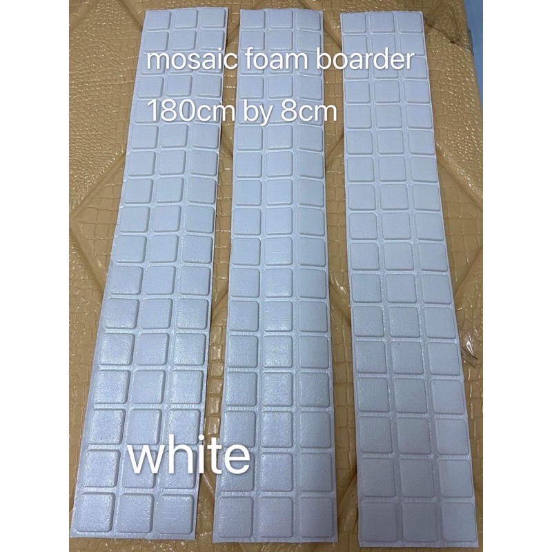 3D Foam Wallpaper Border Waist Line Sticker Waterproof Self Adhesive ...
