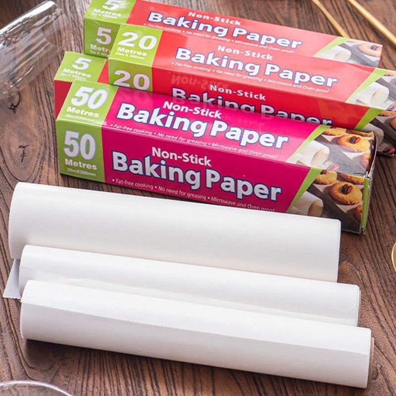 5M/10M/20M Baking Paper Parchment Paper Oven Safe Baking Paper | Shopee ...