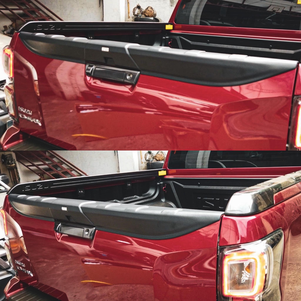 ISUZU DMAX 2021 to 2025 Tail Gate Spoiler / Pick Up cover Rail Guard ...