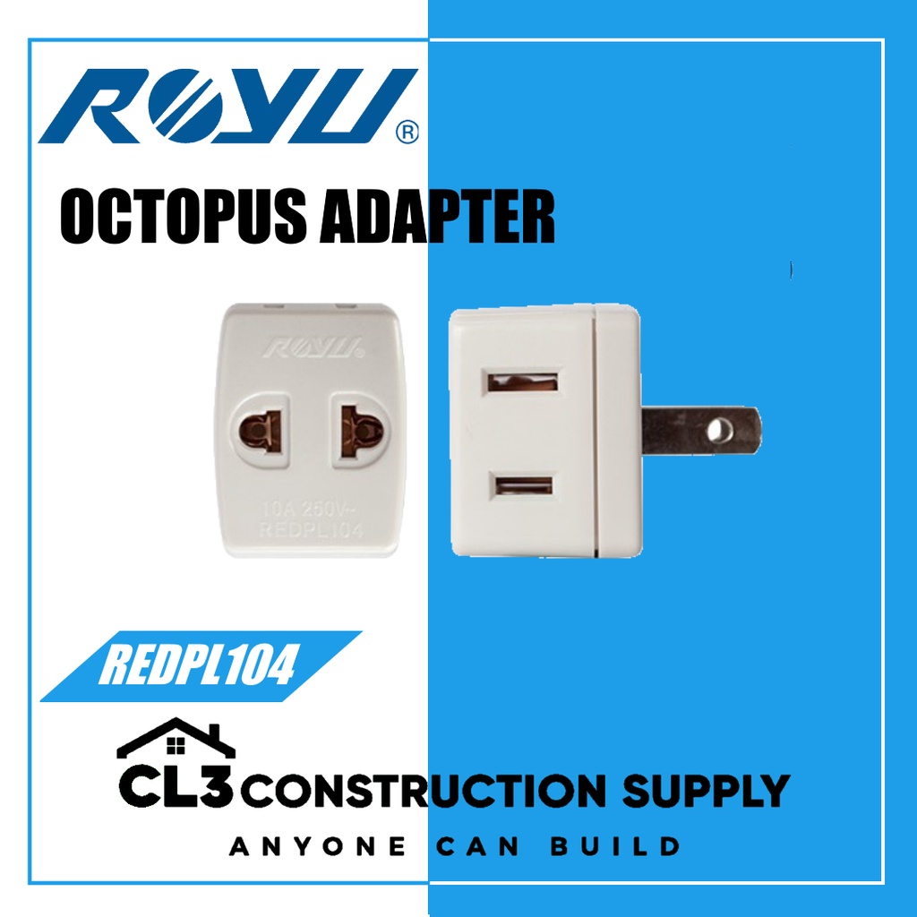 ROYU OCTOPUS ADAPTER (REDPL104) | Shopee Philippines
