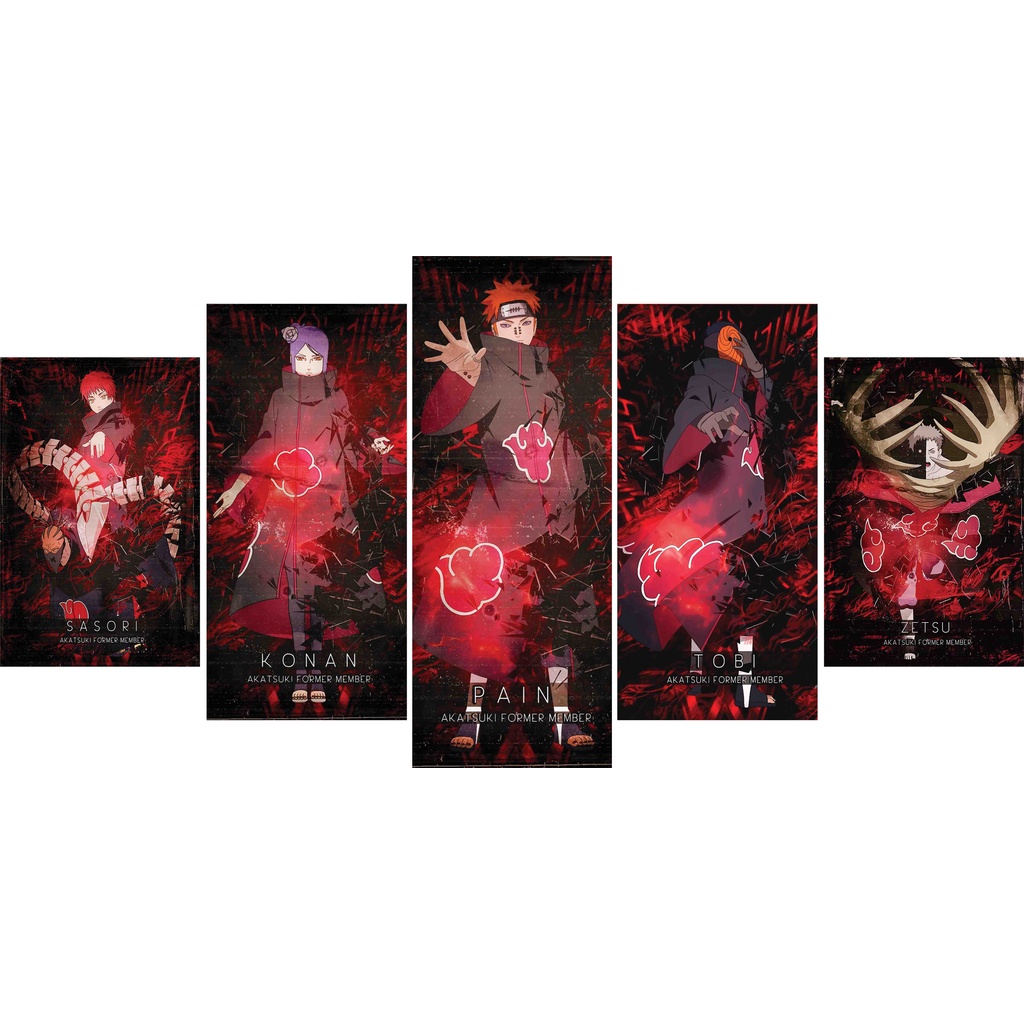 Akatsuki Wall Art Decor Naruto Wall Art Decor | Shopee Philippines